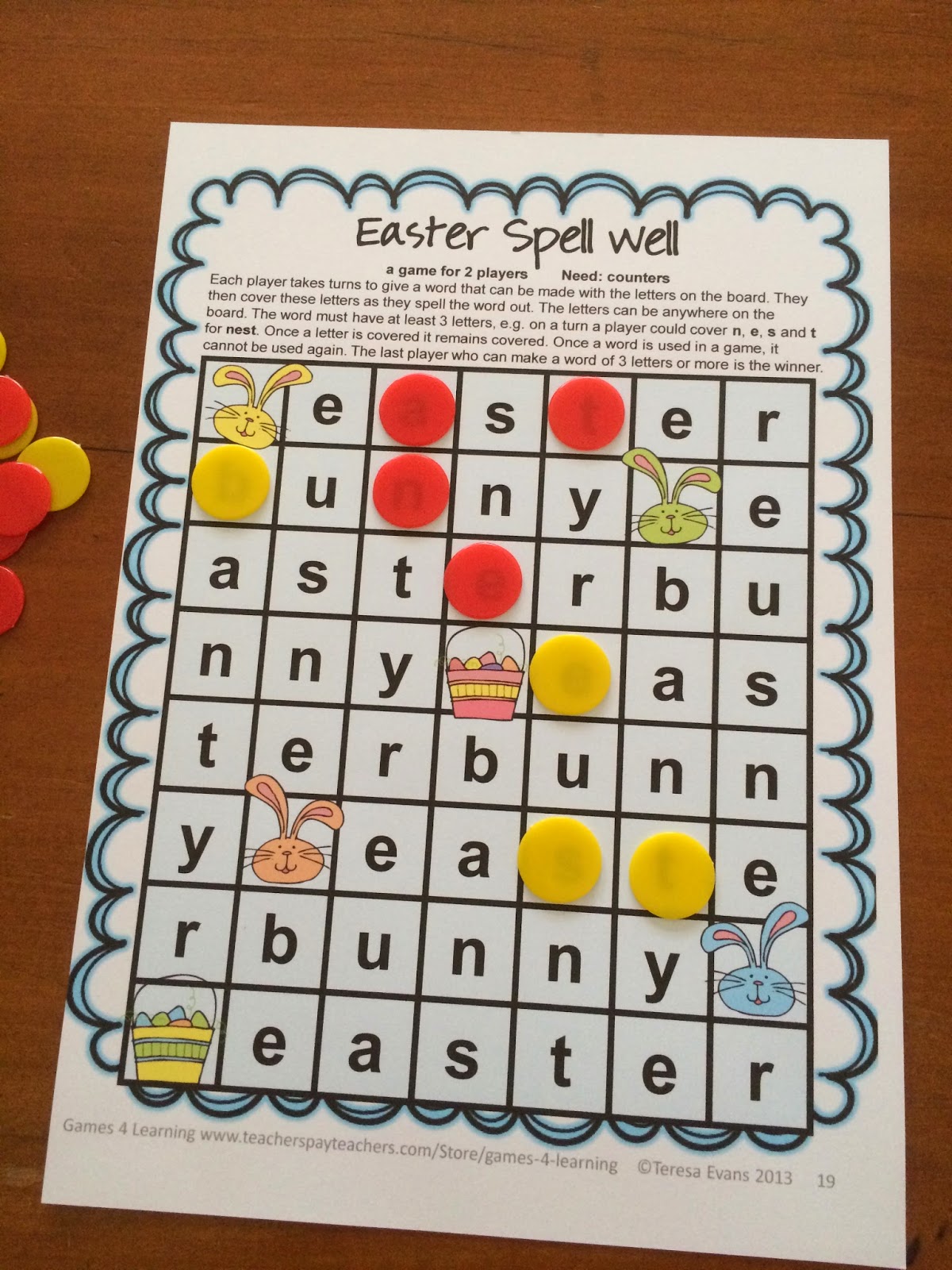Fun Games 4 Learning: Easter Literacy Freebies